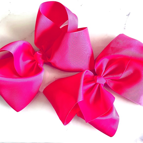 Accessories | Hot Pink Bows | Poshmark